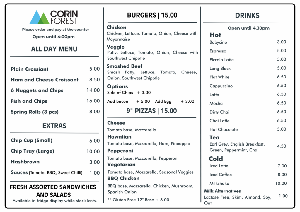 DINING - Corin Forest